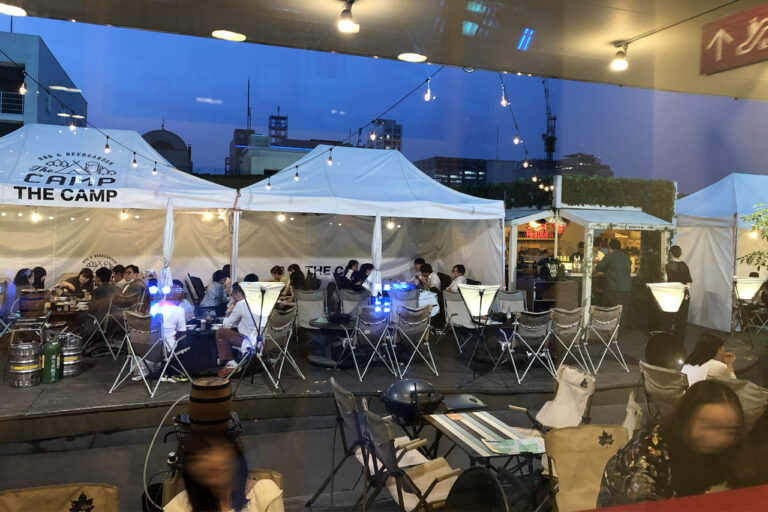 BEERGARDEN & BBQ THE CAMP（ノルベサ屋上ビアガーデン） | BEERTIFUL MAP